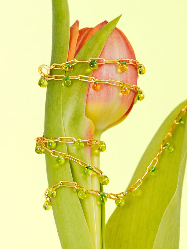 Summer Morning Dew Chain Necklace – Work Piece